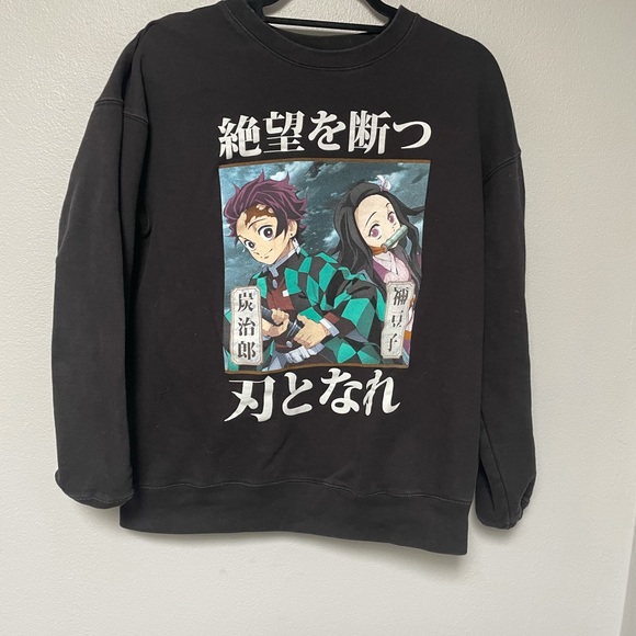 Hot Topic | Shirts | Demon Slayer Kimetsu No Yaiba Crewneck Boxlunch ...